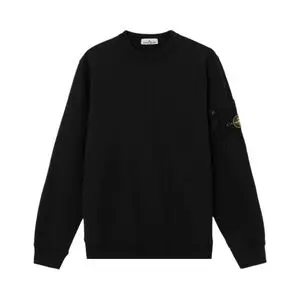 Stone Island Basic Crew Neck Sweatshirt - Black
