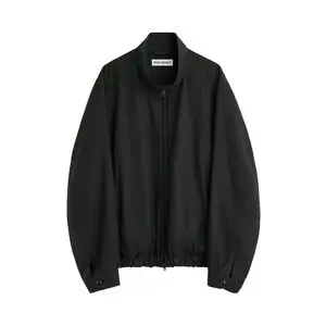 Our Legacy Casino Jacket 'still Calm Cupro Cotton - Black