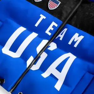 OFF SEASON Team Usa Cropped Puffer Jacket