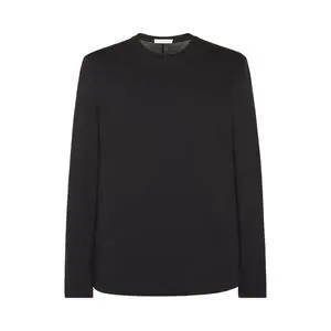 THE ROW Leon Long-sleeve T-shirt - Black
