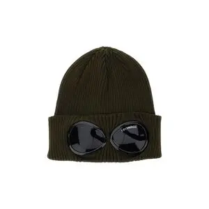 C.P. COMPANY Cotton Goggle Beanie 'ivy - Green