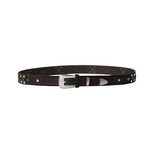 LEMAIRE Western Studs Belt 'dark - Brown