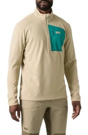 Helly Hansen Versalite Fleece Half Zip Pullover - Khaki/sand
