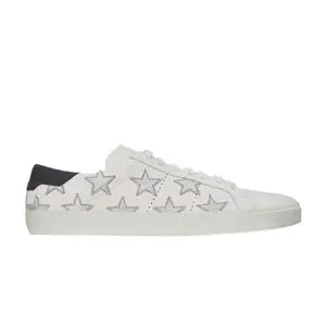 Saint Laurent Signature California Sneaker 'silver Metallic - White