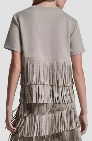 Dkny Stud Fringe Top
