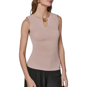 Donna Karan New York Rib Tank Snow Petal
