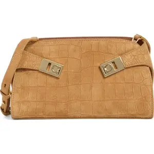 Ferragamo Textured Cross Body Bags