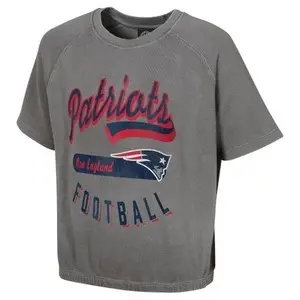 OUTERSTUFF New England Patriots Mineral Wash Short Sleeve Top
