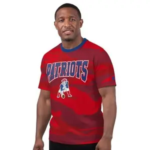 STARTER New England Patriots Thursday Night Gridiron Classics Vintage Logo T-shirt - Red