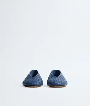 Bottega Veneta Rosa Ballerina - Blu Venezia