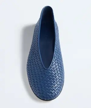 Bottega Veneta Rosa Ballerina - Blu Venezia