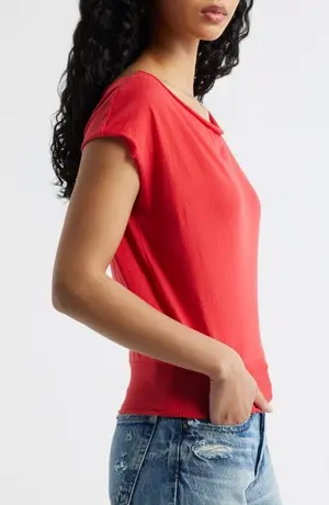BDG URBAN OUTFITTERS Off-the-shoulder Top - Red