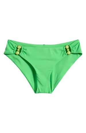 BECCA By Rebecca Virtue Marble Canyon Bikini Bottom - Green Apple