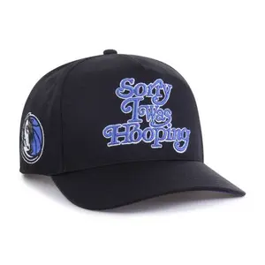 '47 Brand Seen Dallas Mavericks Sorry I Was Hooping Hitch Adjustable Hat - Black