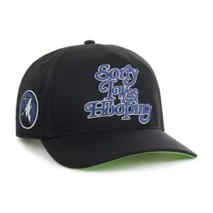 '47 Minnesota Timberwolves Sorry I Was Hooping Hitch Adjustable Hat - Black