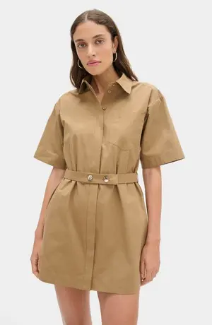 ALIGNE Reign Organic Cotton Shirtdress