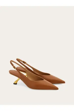 FERRAGAMO S-shaped Heel Slingback