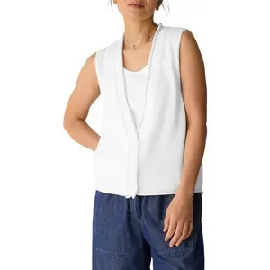 Eileen Fisher Button Detailed Vests For Women
