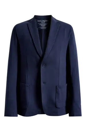 Mack Weldon Ace Navy Cotton French Terry Blazer