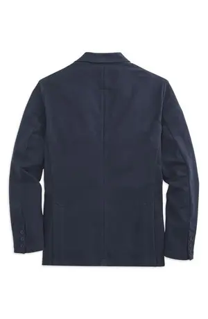 Mack Weldon Ace Navy Cotton French Terry Blazer