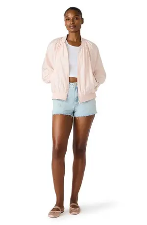 Steve Madden Bessie Woven Bomber Jacket