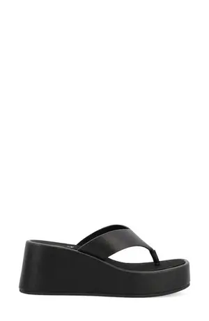 Mia Niccola Platform Wedge Flip Flop