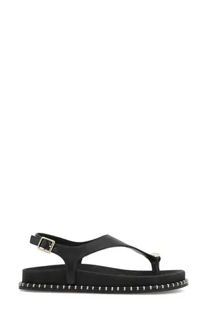 Mia Leilah Slingback Platform Sandal - Black