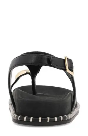 Mia Leilah Slingback Platform Sandal - Black