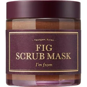 I'M FROM Fig Scrub Mask - No Color