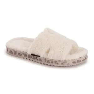 MUK LUKS Cecilia Slide Slipper - Ivory