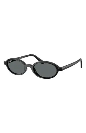 Ray-ban 51mm Polarized Oval Sunglasses