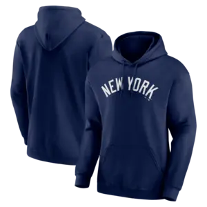 LOGO ATHLETIC New York Yankees Wordmark Hoodie - Navy