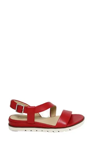 DAVID TATE Ingrid Wedge Sandal - Red