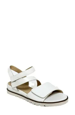 DAVID TATE Theo Ankle Strap Sandal White
