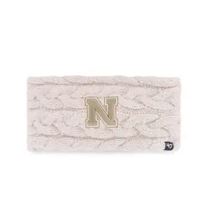 '47 Nebraska Huskers Core & Inline Latte Knit Headband - Natural