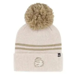 '47 Oregon State Beavers Core & Inline Latte Cuffed Knit Hat With Pom - Natural