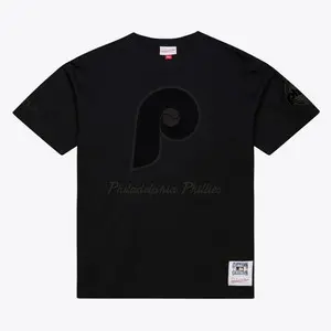 Mitchell & Ness Philadelphia Phillies Cooperstown Collection Phantom T-shirt - Black