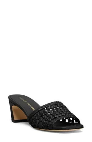 STUART WEITZMAN Marina Slide 50 - Black