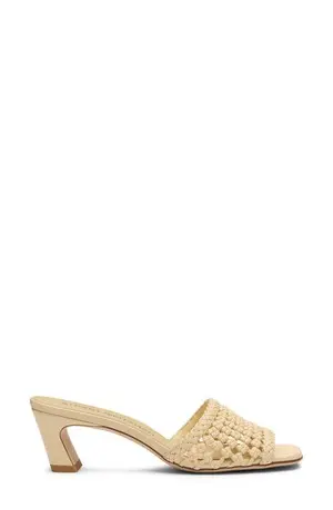 STUART WEITZMAN Marina Slide 50 - Straw