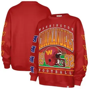 '47 Washington Commanders Go Big Oversized Pullover Sweatshirt