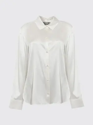 Max Mara Silk Blend Long Sleeve Shirt - White