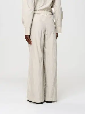 Max Mara Crinkled Taffeta Wide-leg Trousers - Beige