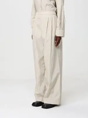 Max Mara Crinkled Taffeta Wide-leg Trousers - Beige