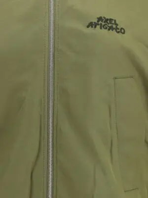 Axel Arigato Bomber Jacket With Logo - Green