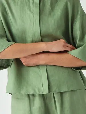 Max Mara Linen Shirt - Sage