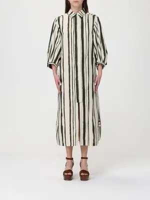 Max Mara Striped Shirt Dress