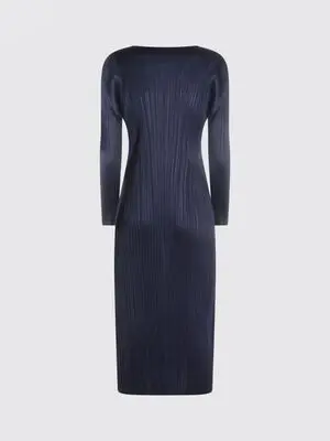 Issey Miyake Midi Dress - Blue