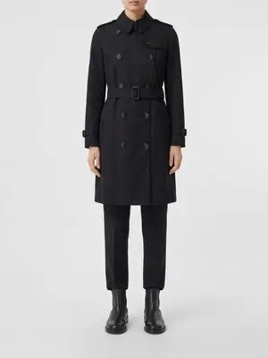 Burberry Cotton Trench Coat - Black