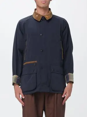 Barbour Bedale Icons Jacket In Cotton Blend - Navy