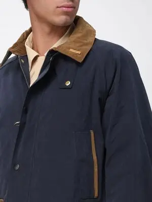 Barbour Bedale Icons Jacket In Cotton Blend - Navy